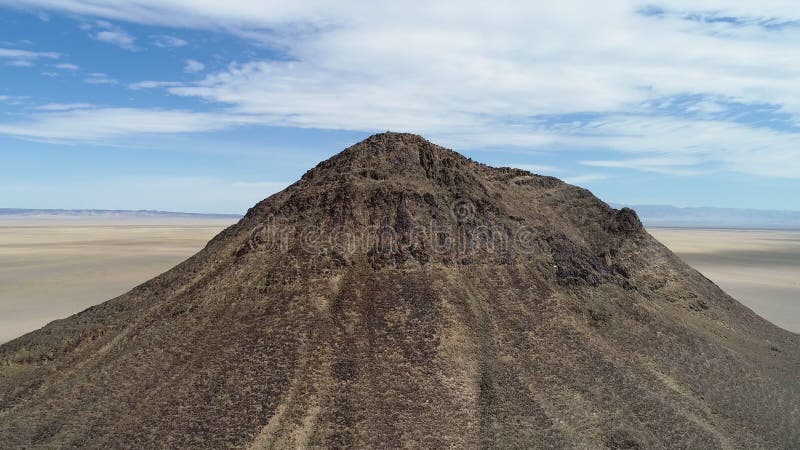 Extinct Volcano in Mongolia Stock Video - Video of steppe, desert ...