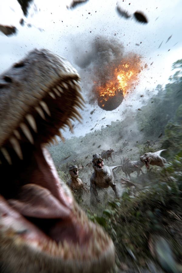 Extinction Event: the Dramatic Fall of an Asteroid and Its Fragments ...