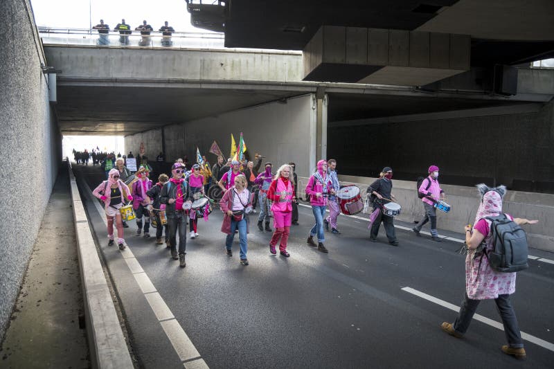 Extinction Rebellion Protest.the Hague,the Netherlands.14th of ... Extinction Rebellion Protest.the Hague,the Netherlands.14th of ...