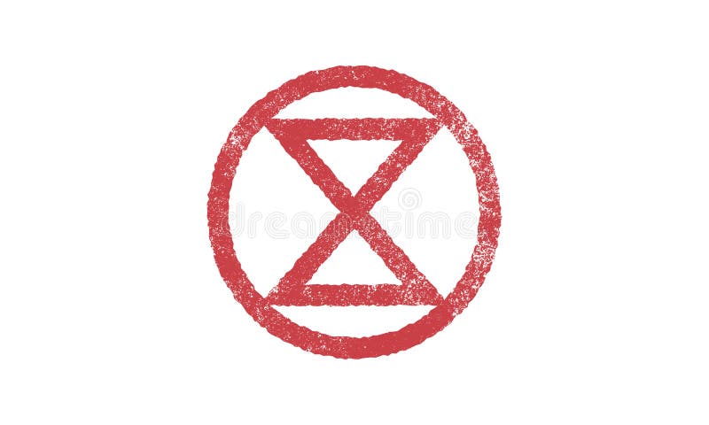 Extinction Symbol, Concept Illustration Environmental Activism and ...