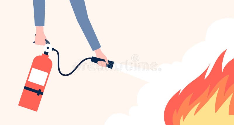 Fire Extinguisher Training Clipart