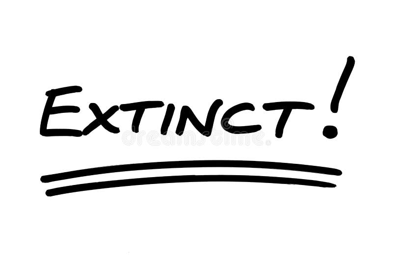 Extinto stock de ilustración. Ilustración de hecho, época - 217897790