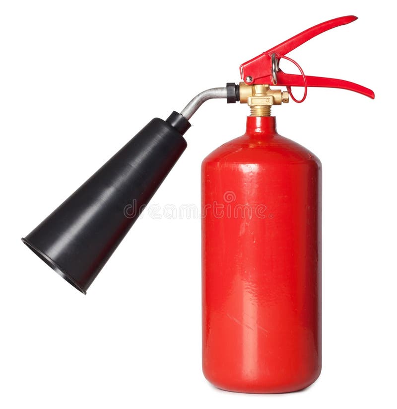 Extintor Quebrado En Las Manos Imagen de archivo - Imagen de mano ...
