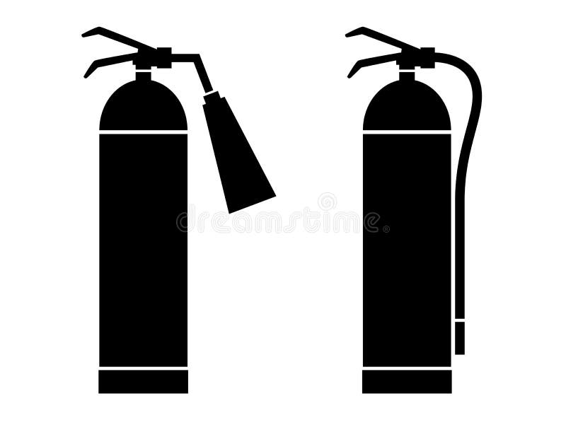 Verde Del Icono Del Extintor Ilustración del Vector - Ilustración de ...