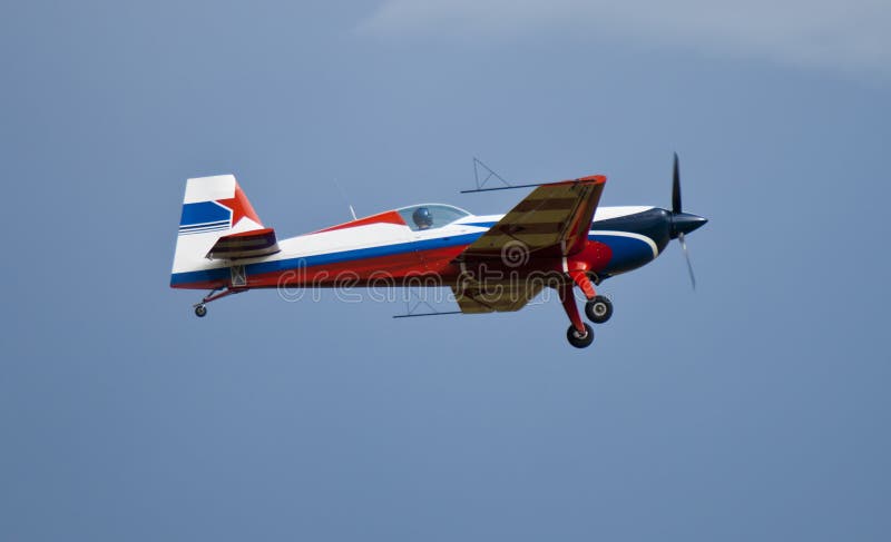 Extra 330 Aerobatic Airplane Flying Stock Photo - Image of extra ...