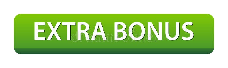Extra bonus button stock vector. Illustration of banner - 216357072