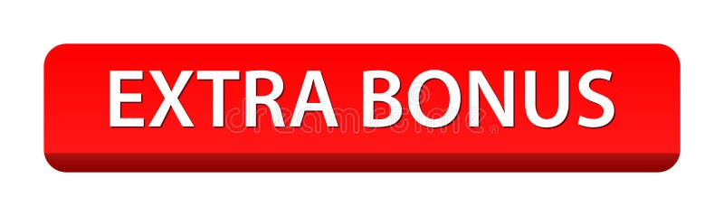 Extra bonus button stock vector. Illustration of account - 216357059