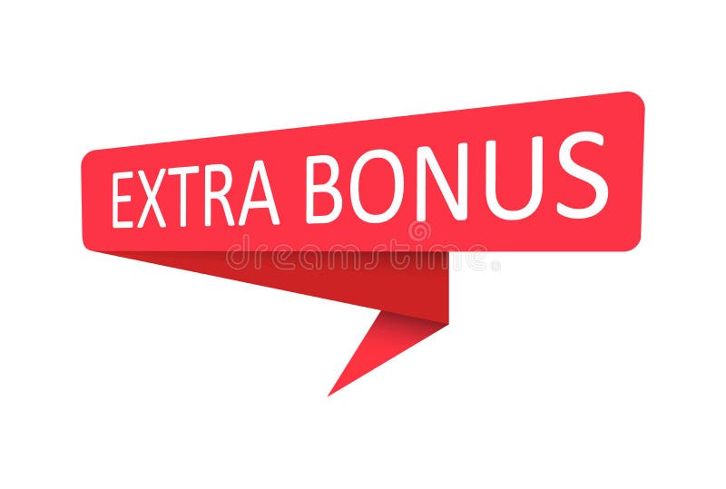 Bonus. a Red Banner, Pointer, Sticker, Label or Speech Bubble for Apps ...