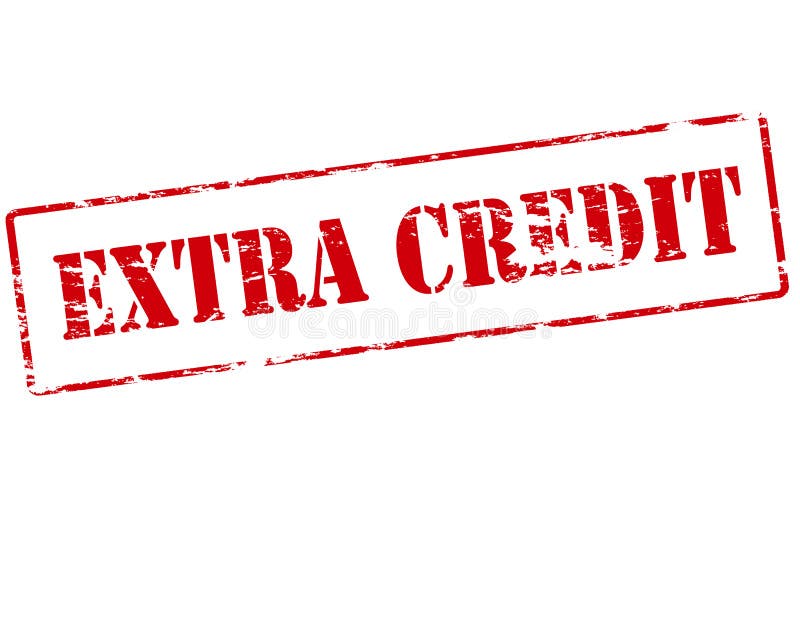 Extra credit stock illustration. Illustration of rectangular - 92088525