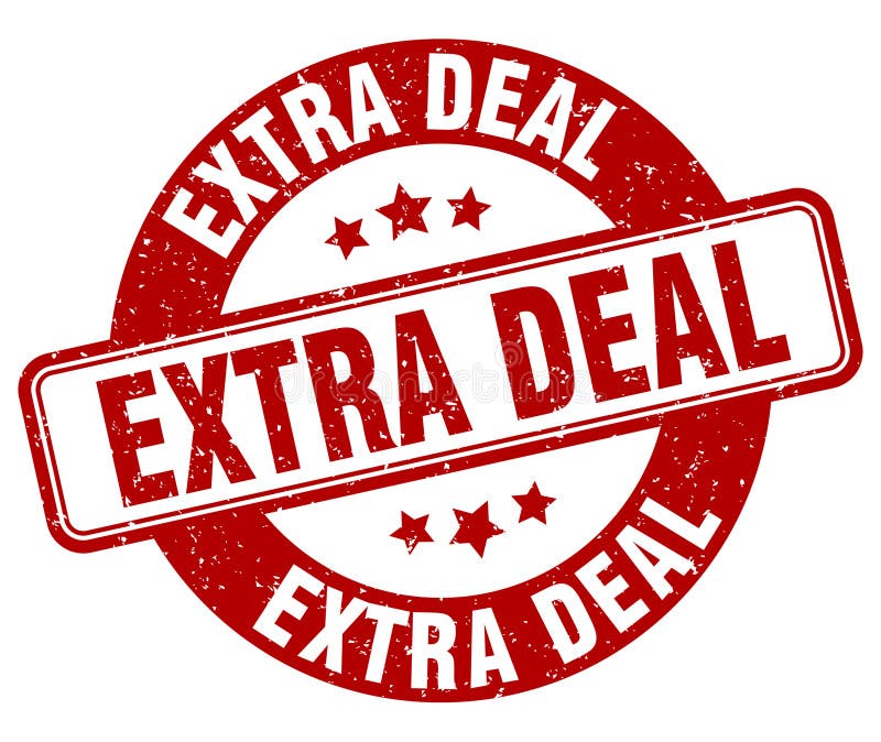Extra Deal Stamp. Extra Deal Label. Round Grunge Sign Stock Vector ...