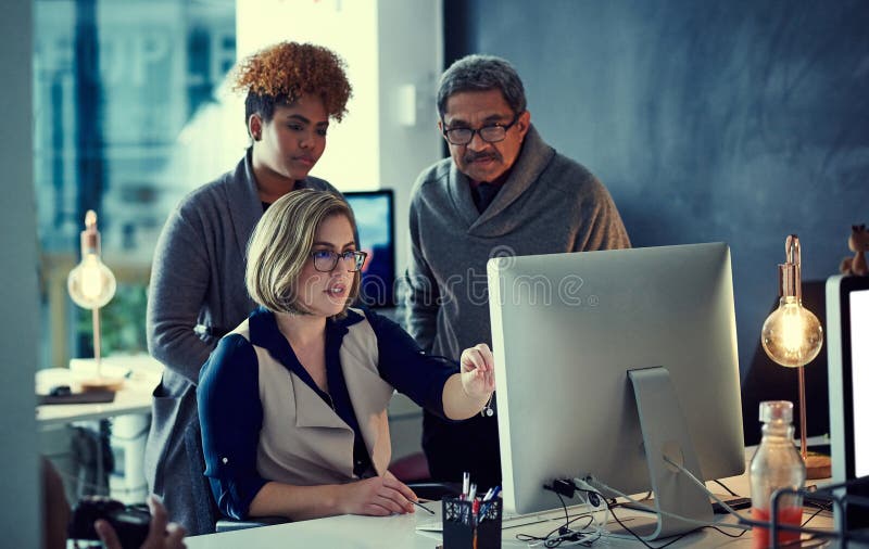 The Extra Effort Makes All the Difference. a Group of Businesspeople ...