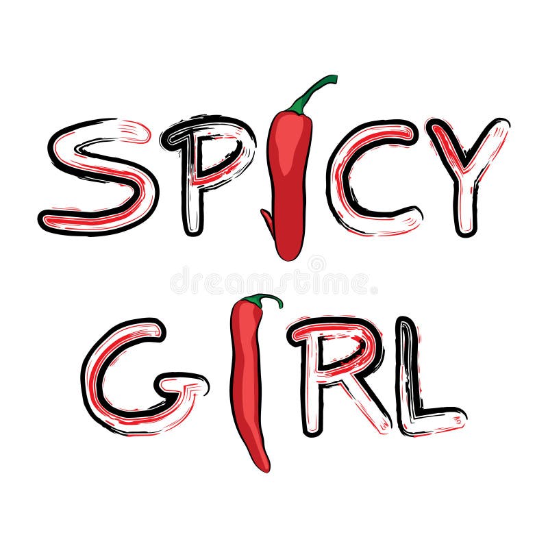 Extra Hot Chilli Peppers. Vector Illustration. Stock Vector ...