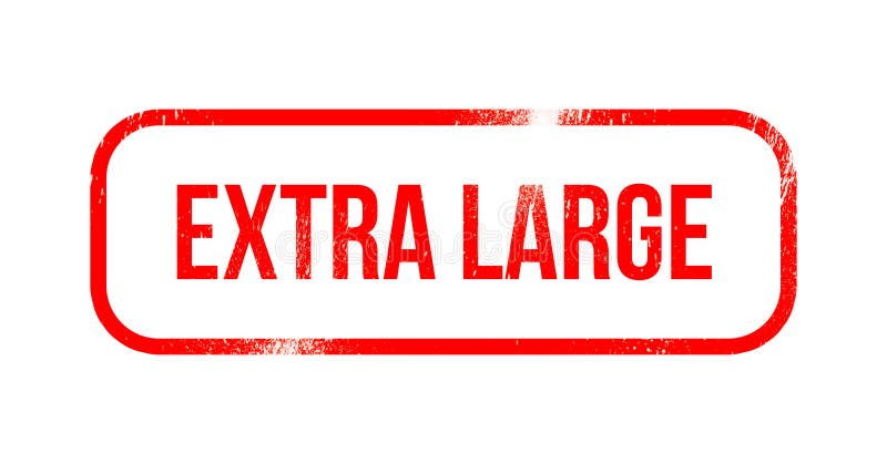 Extra Large - Red Grunge Rubber, Stamp Stock Illustration ...