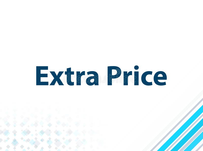 Extra Price Modern Flat Design Blue Abstract Background Stock ...