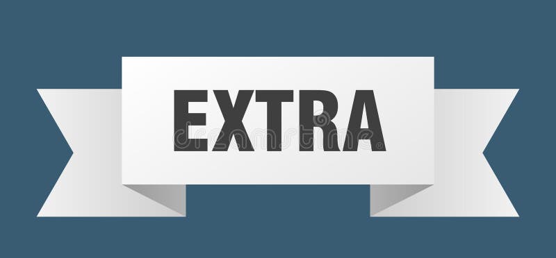 Extra ribbon. stock vector. Illustration of ribbon, band - 154052814