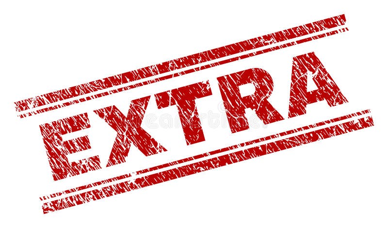 Grunge Textured EXTRA Stamp Seal Stock Vector - Illustration of text ...