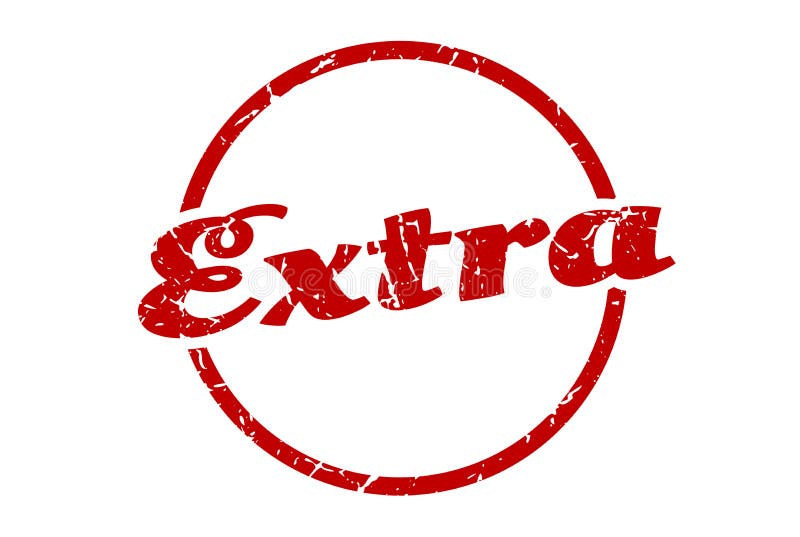 Extra Sign stock illustration. Illustration of advertise - 5577765