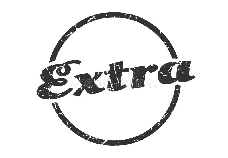 Extra Sign stock illustration. Illustration of advertise - 5577765