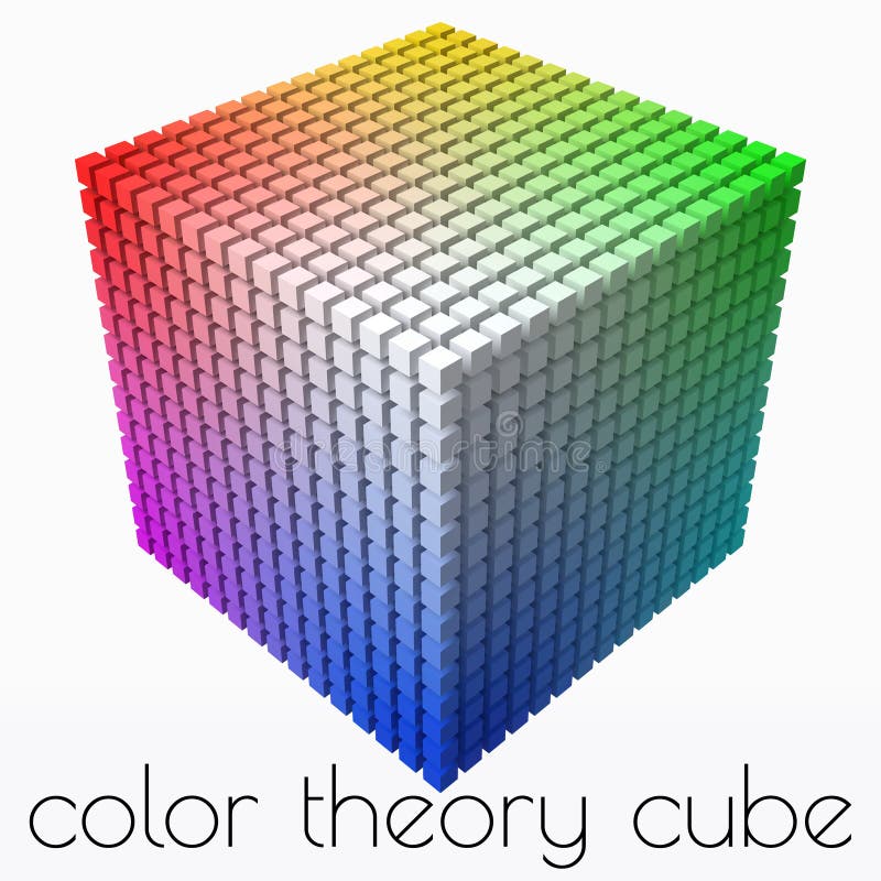 Color Theory Cube Stock Illustrations – 87 Color Theory Cube Stock ...