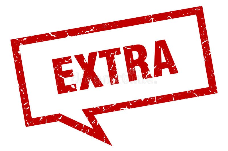 Extra speech bubble. stock vector. Illustration of vector - 153544254