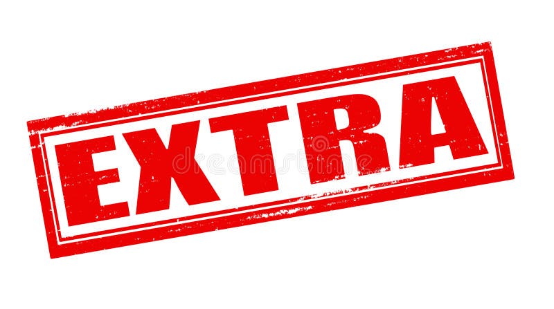 Extra stock image. Image of supplemental, word, miscellaneous - 109044285