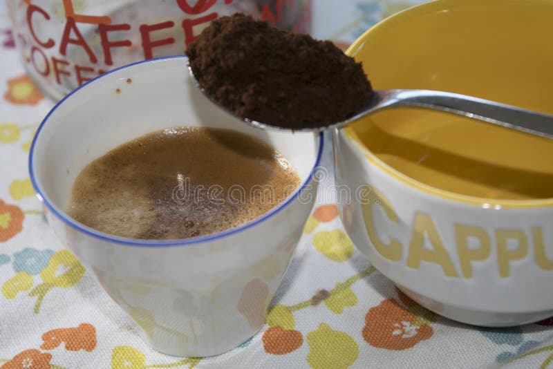 Extra strong coffee stock photo. Image of aroma, caffeine - 57026458