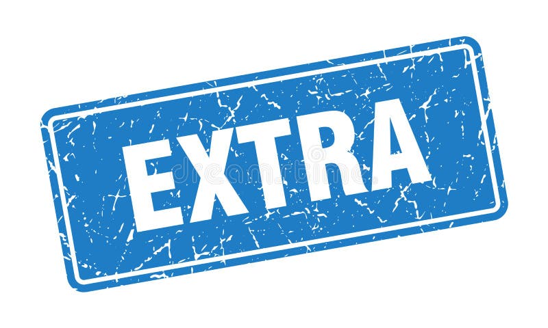 Extra Teken, Pictogram, Zegel Vector Illustratie - Illustration of ...