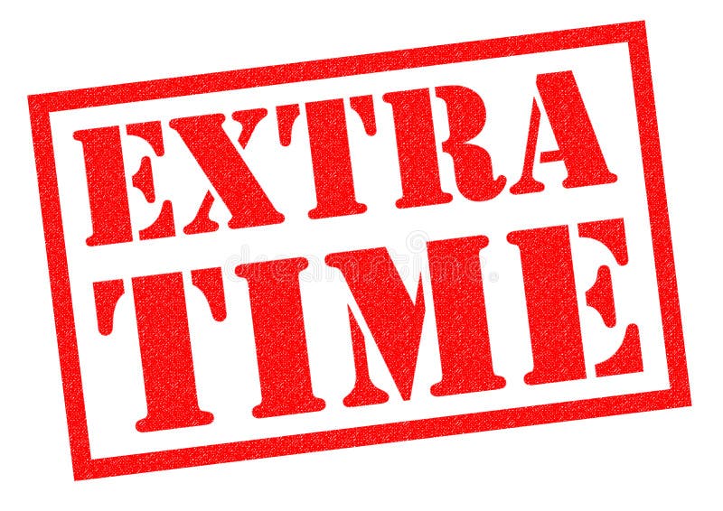 EXTRA TIME stock illustration. Illustration of soccer - 86667315