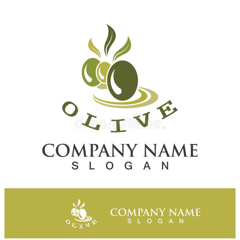 Extra Virgin Olive Oil Logo Design Stock Vector - Illustration of badge ...