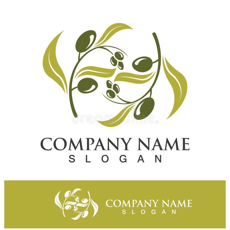 Extra Virgin Olive Oil Logo Design Stock Vector - Illustration of leaf ...
