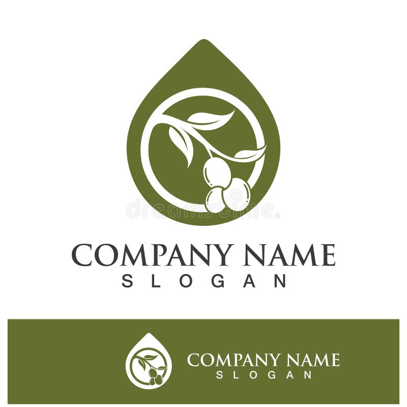 Extra Virgin Olive Oil Logo Design Stock Vector - Illustration of ...