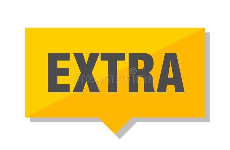 Extra price tag stock vector. Illustration of label - 118880595