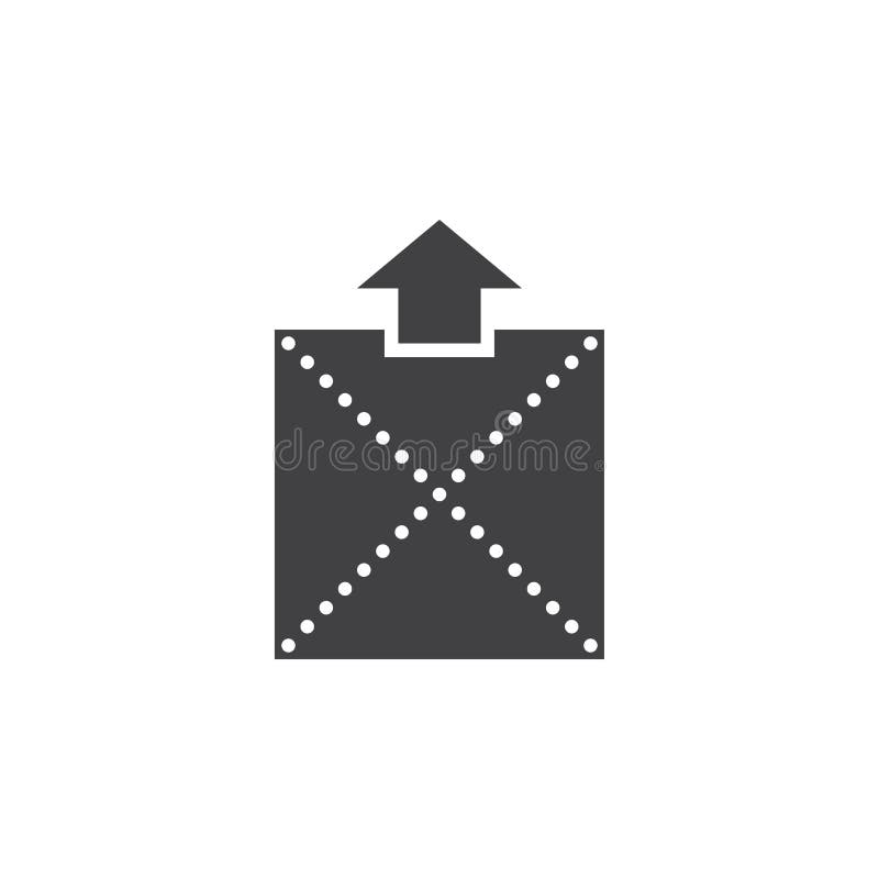 Extract Archive Icon , Solid Logo Illustration, Pictogram Stock ...