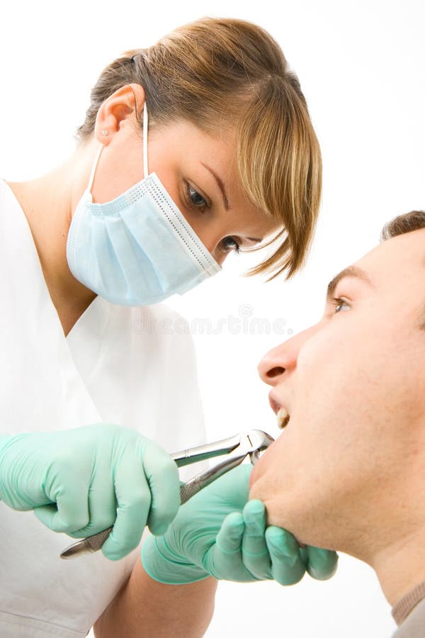 Tand extractie stock afbeelding. Image of geduldig, diagnose - 12051471