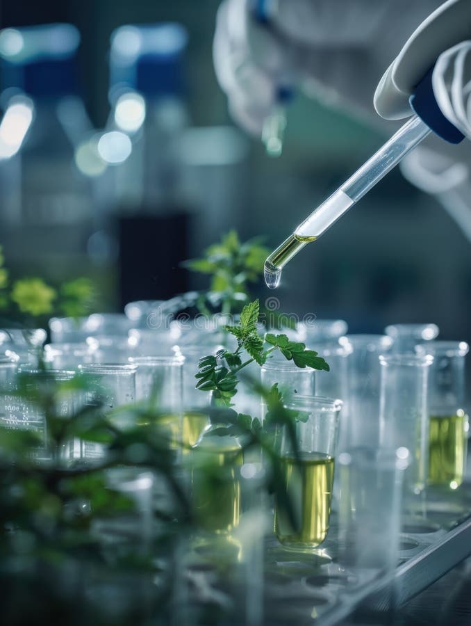 Extracting Essential Oils from Herbs Stock Image - Image of plants ...