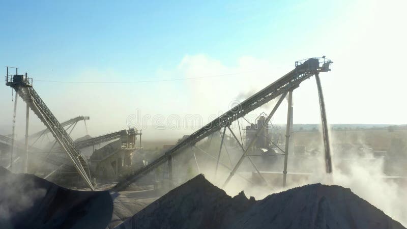 Extraction of Granite. Open Cast Mine. Stone Quarrying Stock Image ...
