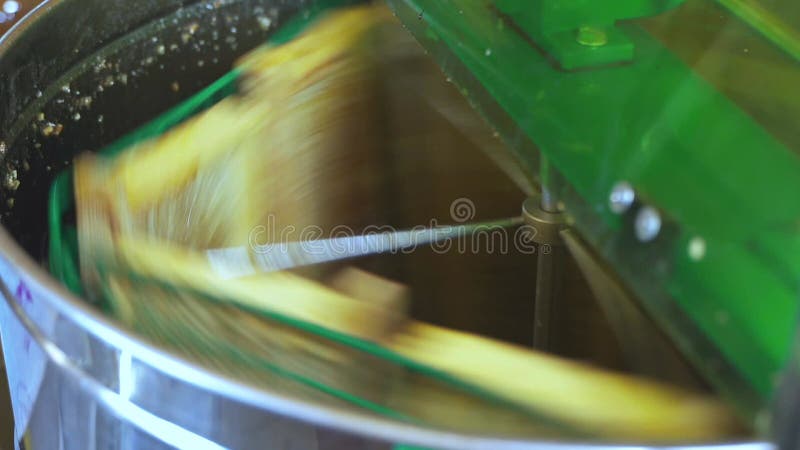 Extraction of Honey from Honeycombs of Nesting Frames in a Honey ... Extraction of Honey from Honeycombs of Nesting Frames in a Honey ...