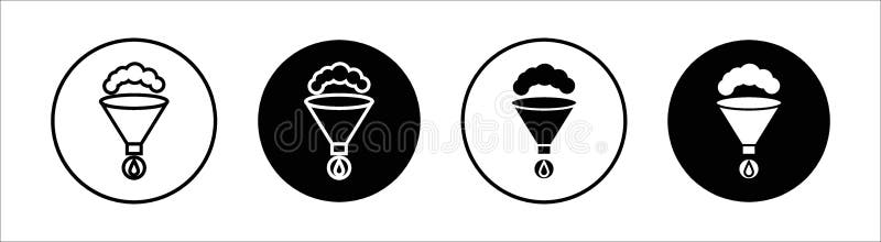 Extraction Flat Line Icon Set. Extraction Thin Line Illustration Vector ...