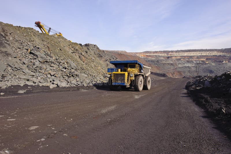 Extraction of iron ore stock photo. Image of production - 15194924