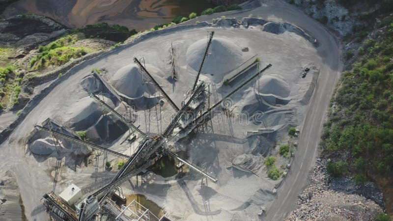 Extraction of Minerals Installation. Work Station. Digging. Working ...