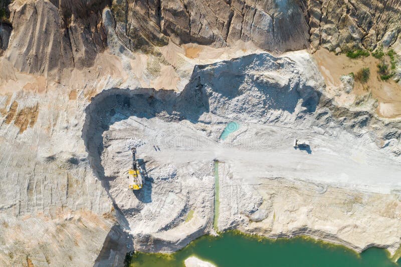 Extraction of Minerals by the Open Method. Mining, Extraction of Rocks ...