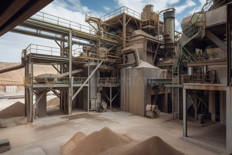 Extraction and Processing Facility, with Modern Equipment Used To ...