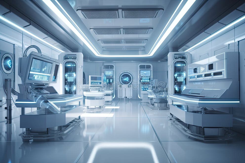 Extraction and Processing Methods Being Used in Futuristic Science Lab ...