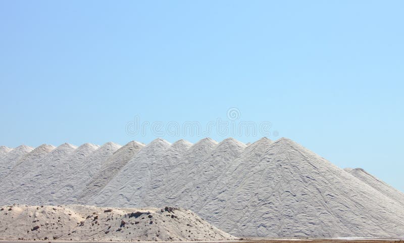 Extraction of salt stock image. Image of chloride, hill - 26856027