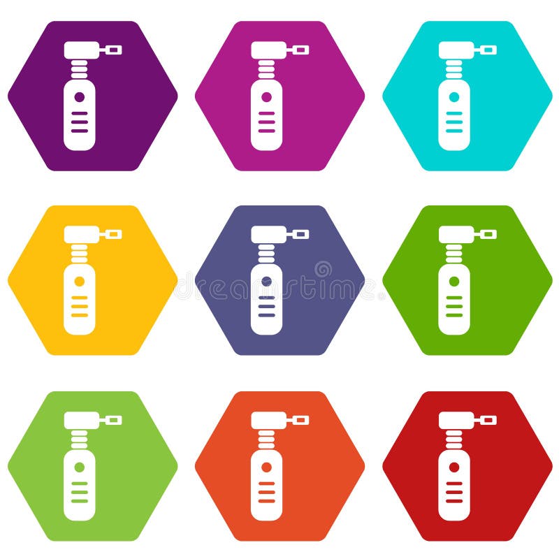 Extraction Tool Icons Set 9 Vector Stock Vector - Illustration of molar ...