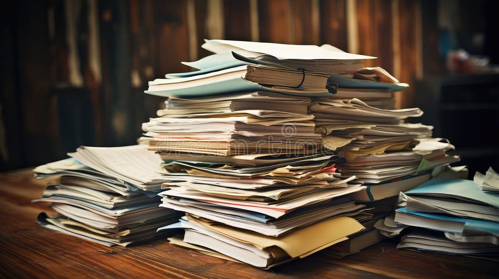 Extraction Unstructured Data To Structured Data Stock Illustration
