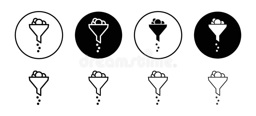 Extraction Vector Icon Set Collection. Extraction Outline Flat Icon ...