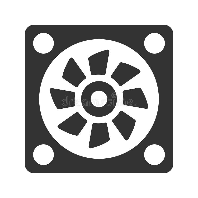 Extractor fan icon stock vector. Illustration of icon - 288037438