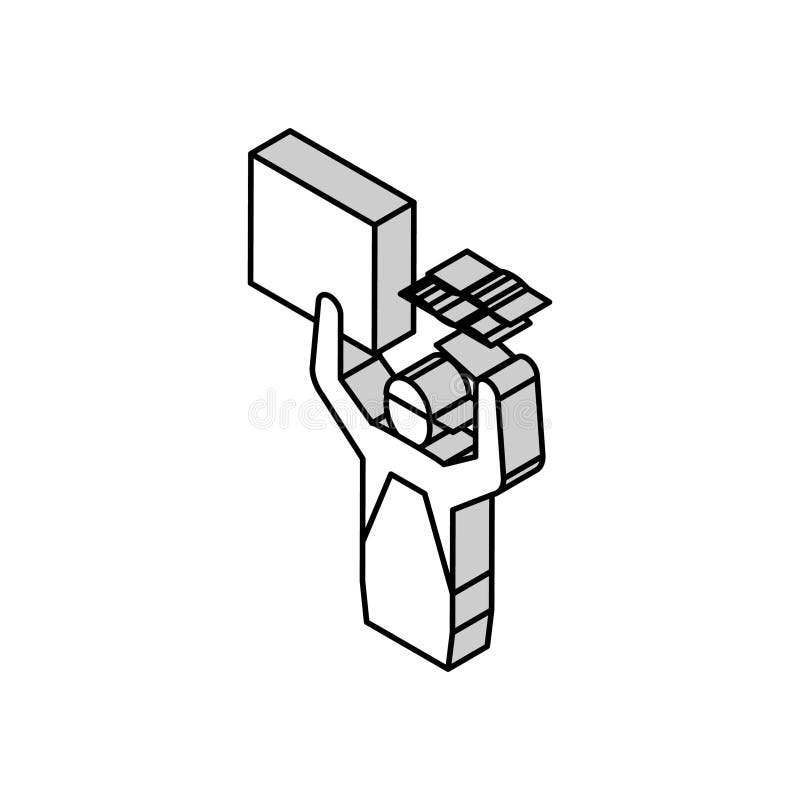 Extractor Fan Replacement Isometric Icon Vector Illustration Stock ...