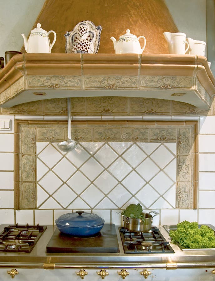 Extractor hood stock photo. Image of interior, cook, rustic - 4084696